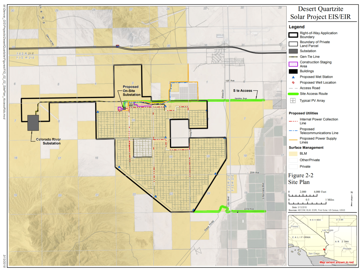 First Solar nears final environmental approval for 450 MW Mojave Desert ...