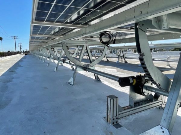 Single axis trackers on a commercial rooftop increase generation 37% ...