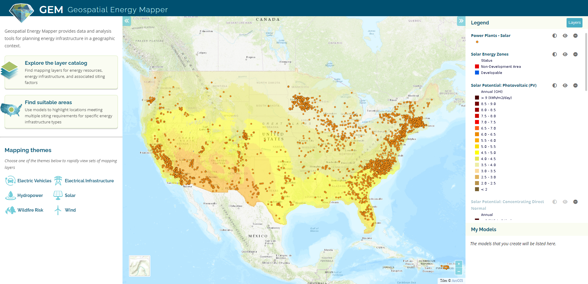 Interactive mapping tool for siting renewable energy projects – pv ...