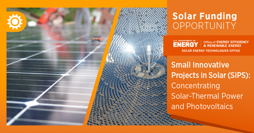 Funding opportunity of $6.5 million announced for innovative solar ...