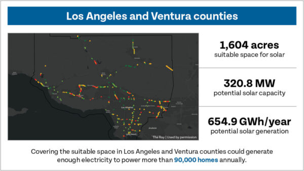 Highway-side solar in three California counties can power 270,000 homes ...
