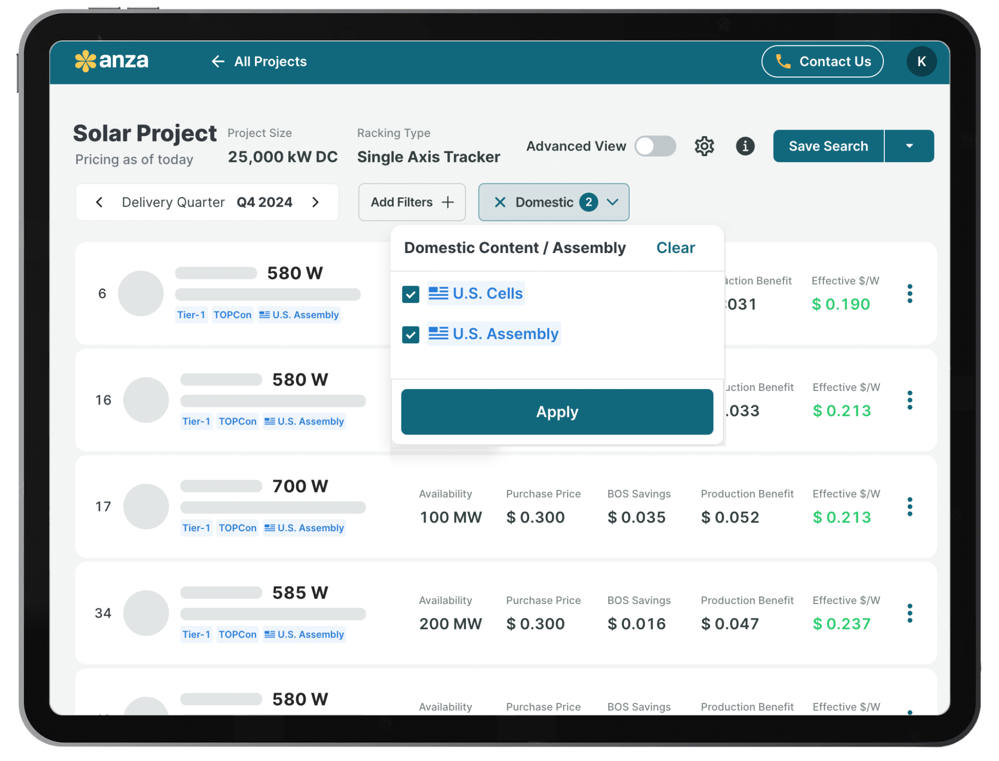 Anza platform now lists U.S.-made solar cells and modules – pv magazine USA