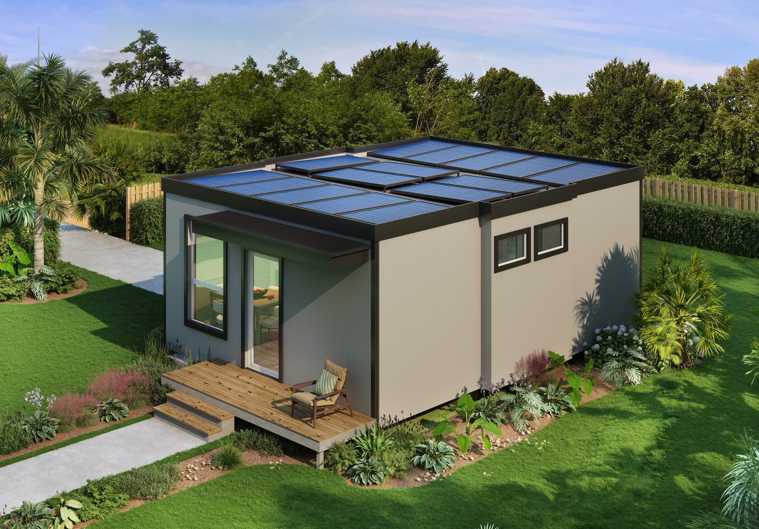 Prefab Small Homes Solar We Found A Solar Powered Tiny Home For Sale